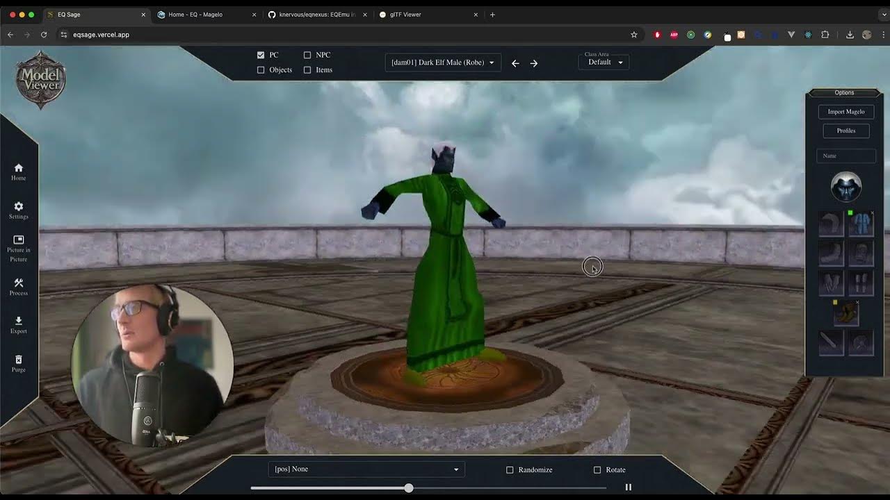 EQ Sage: EverQuest Character Model Viewer/Exporter v2.0 - YouTube