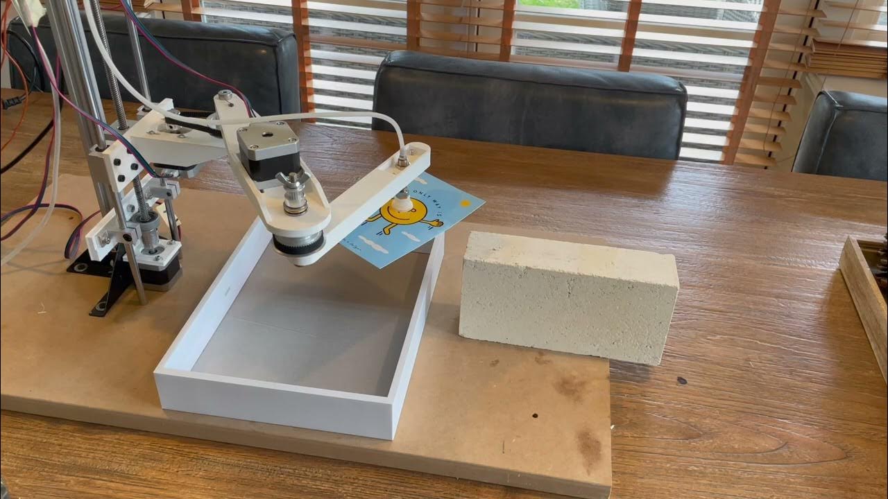 Simple Scara Robotic arm 3d-printed - YouTube