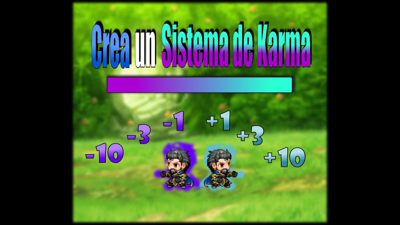 Sistema de Karma para RPG Maker - YouTube