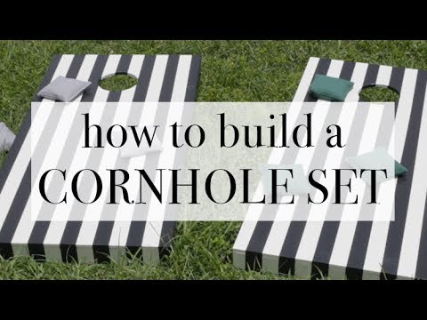 How To Build a Cornhole Set: DIY Tutorial - YouTube