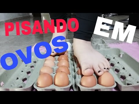 CHALLENGE STEPPING ON EGGS DESAFIO PISANDO EM OVOS ??? FUI DESAFIADA ...