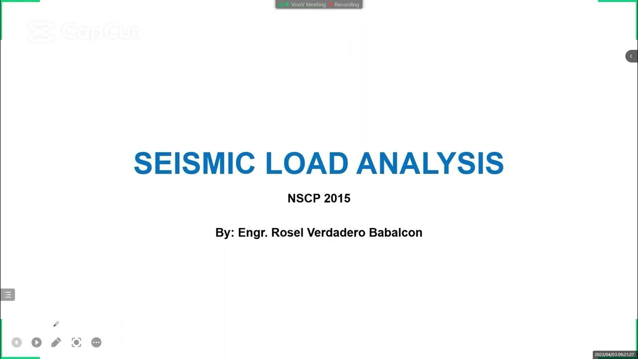 1 Seismic Design Considerations In Accordance to NSCP 2015 - YouTube