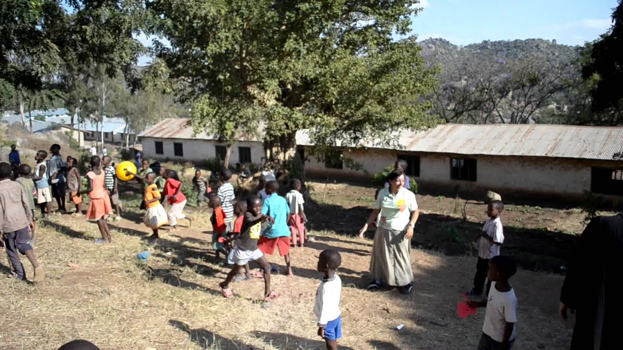 Playing with the Tanzania Parish Kids - YouTube