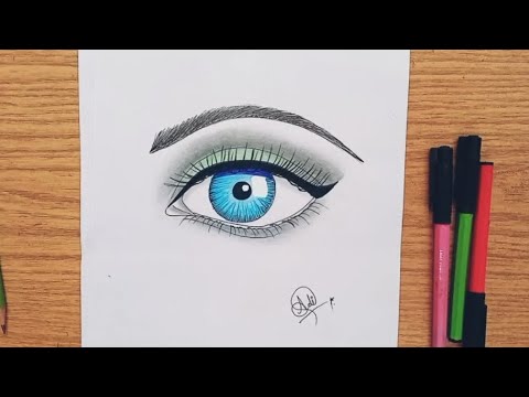 How to draw a realistic eye|step by step easy drawing tutorial for ...