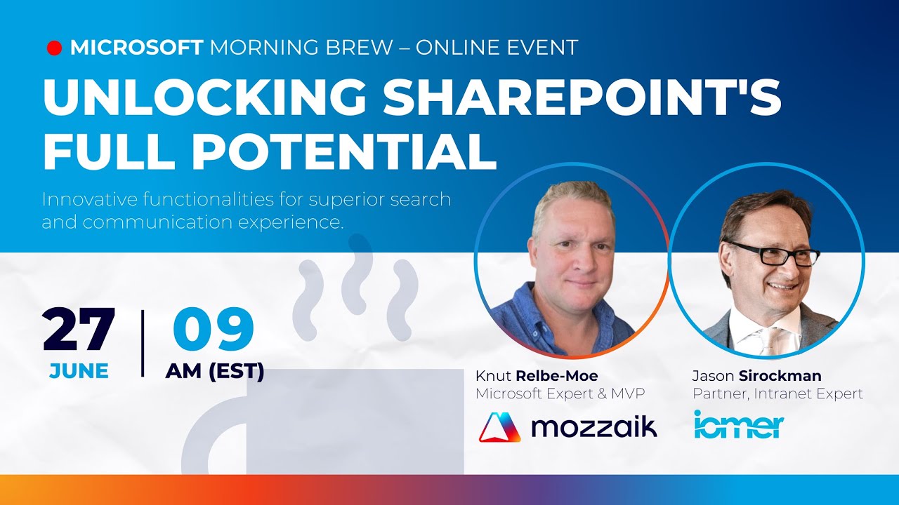 Digital Coffee Chat - Iomer & Mozzaik - YouTube