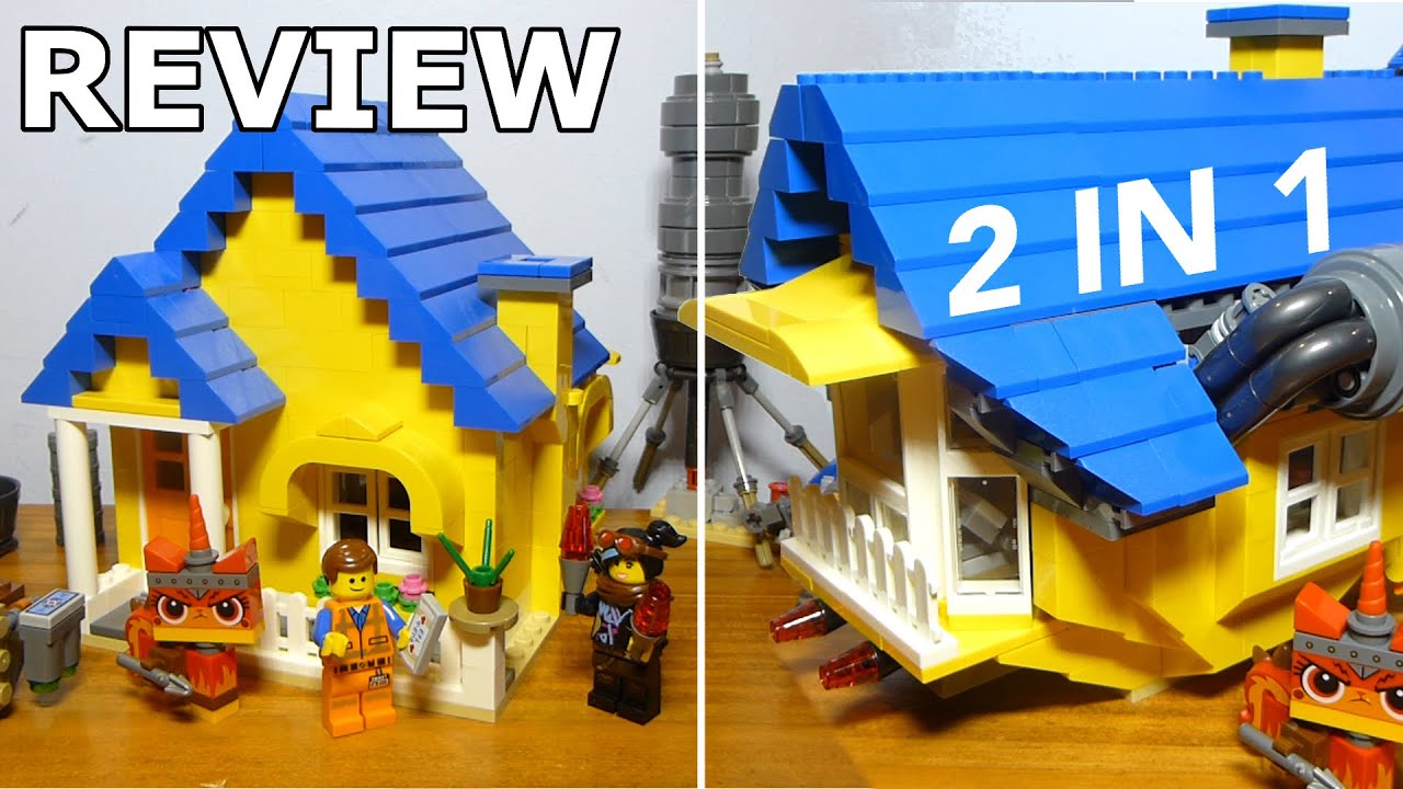 Lego Movie 2 Emmet's Dream House/Rescue Rocket 2-in-1 Review Set #70831 ...