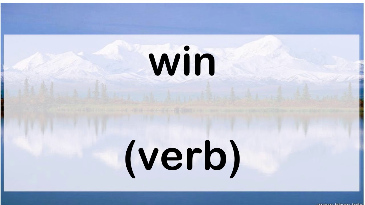 377 win verb - YouTube