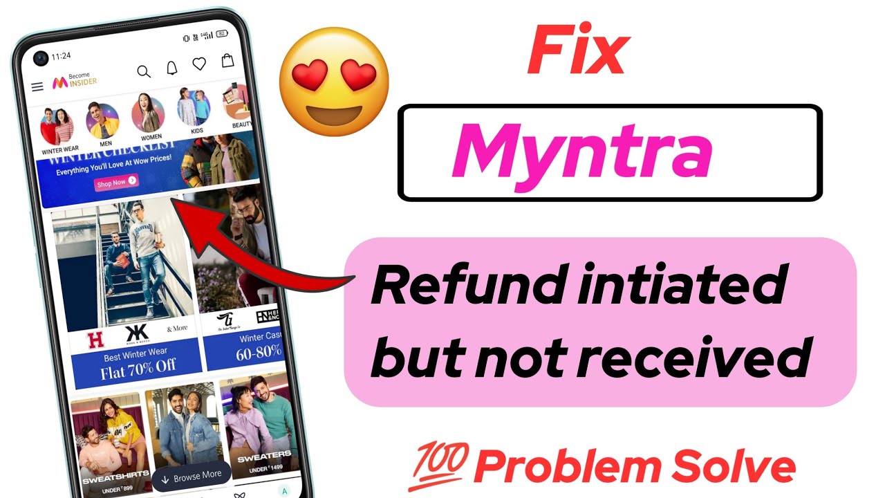 myntra refund initiated but not received | myntra me refund na aaye to ...