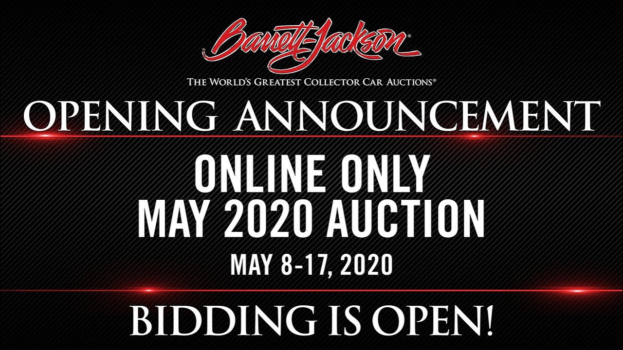 Opening Announcement - ONLINE MAY 2020 Auction - YouTube