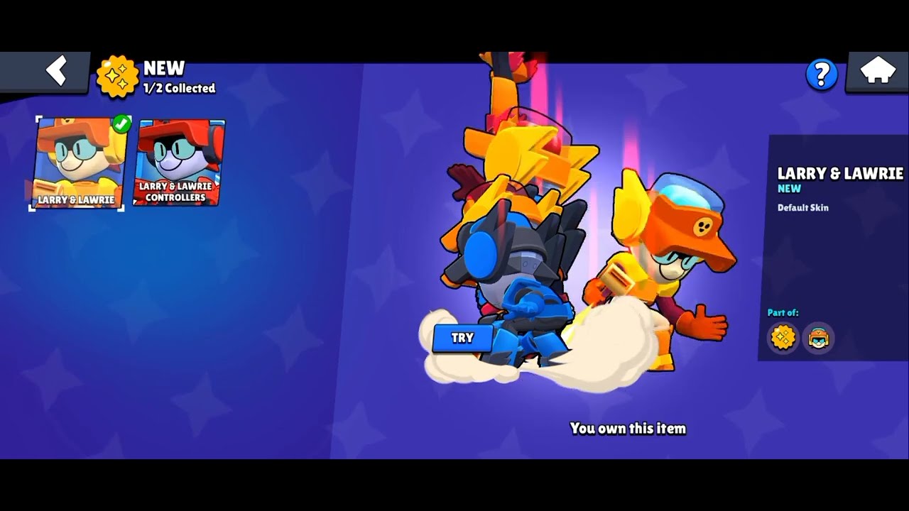 Brawl Stars very odd bug with Larry & Lawrie - YouTube