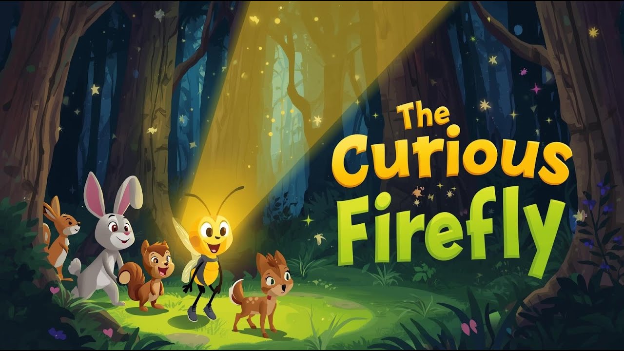 The Curious Firefly 🪲 | Moral Story for Kids | Wook Storybooks ...