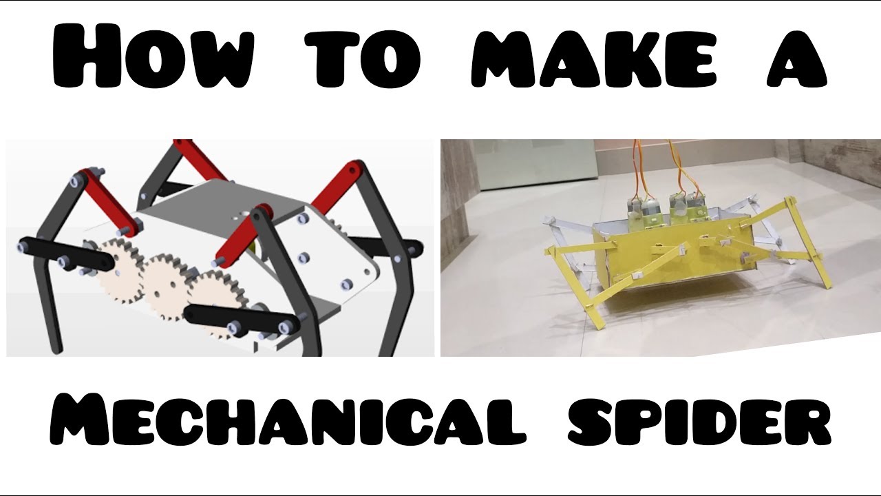 How to make a mechanical spider - Jugad Machine - YouTube