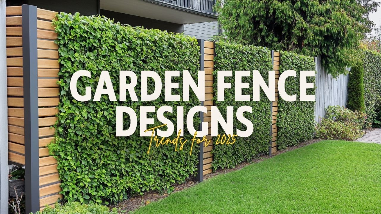 New Garden Fence Designs and Backyard Garden Wall Trends for 2025 - YouTube