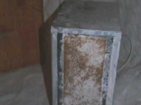 Колонка прямоугольная в галокамере - YouTube