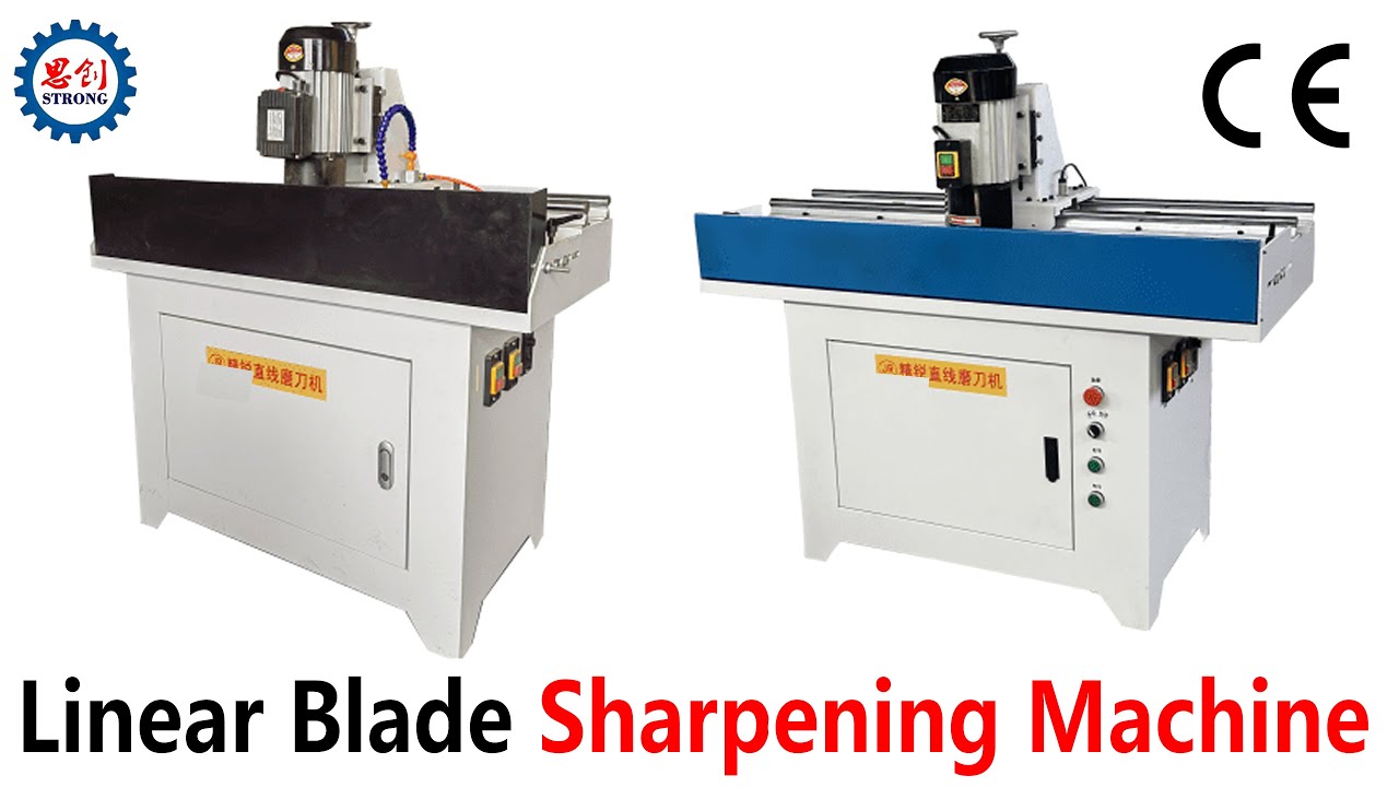 Electromagnetic Linear Knife Blade Sharpening Machine - YouTube