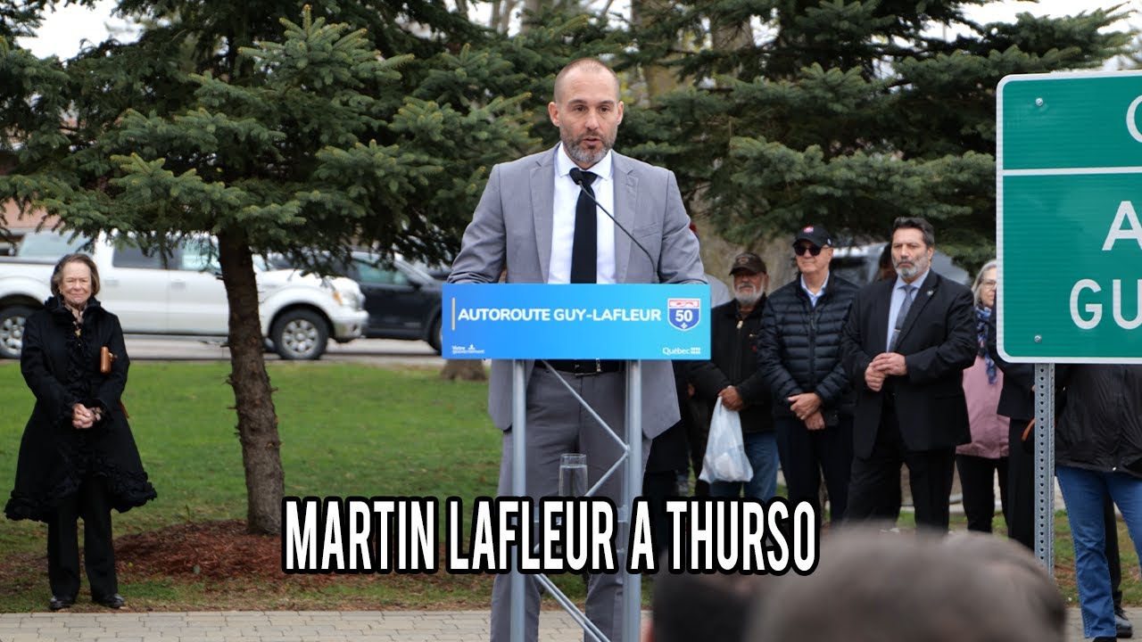 Discours de Martin Lafleur l'honneur de Guy Lafleur - YouTube
