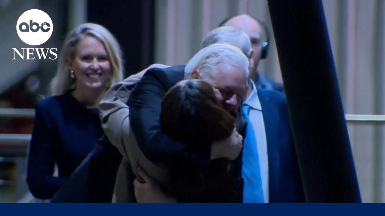 Julian Assange reunites with family in Australia after taking U.S. plea ...