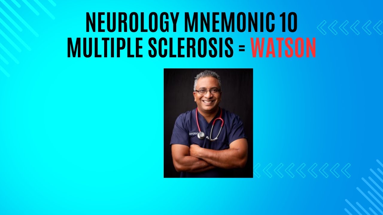 Neurology Mnemonic 10 : Multiple Sclerosis - YouTube