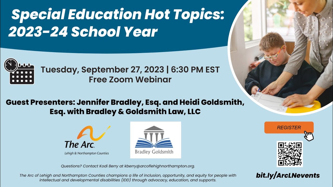 Special Education Hot Topics - 2023 24 School Year - YouTube