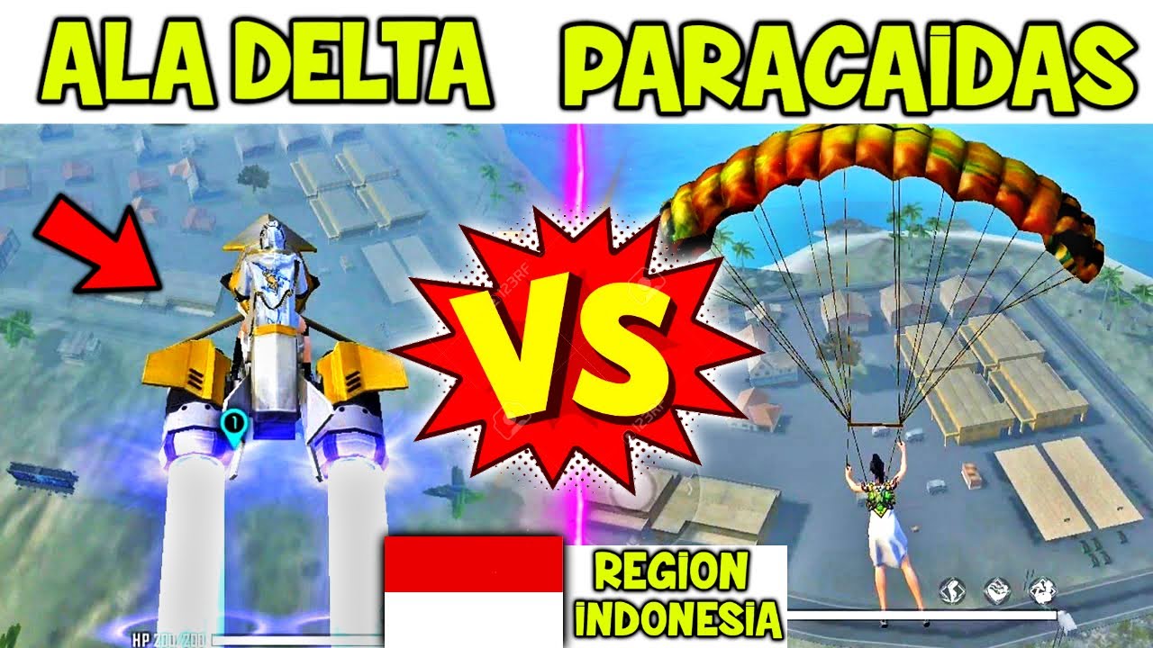 Ala Delta vs Paracaídas | ¿Cuál es más Rápido? | FREE FIRE - YouTube