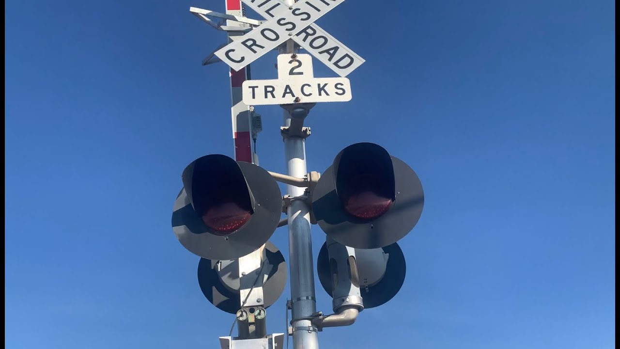 Santa Fe St. Railroad Crossing Tour, Daggett, CA - YouTube