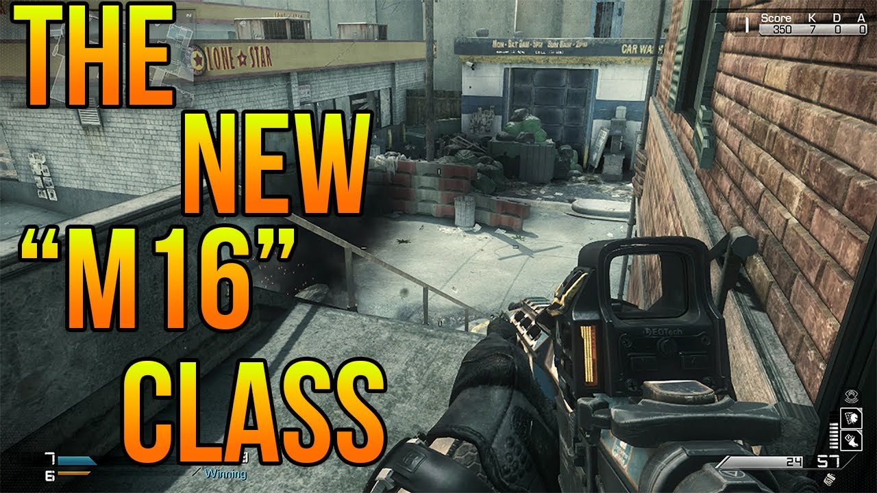 "New M16 Class"- Call of duty ghosts gameplay/commentary - YouTube