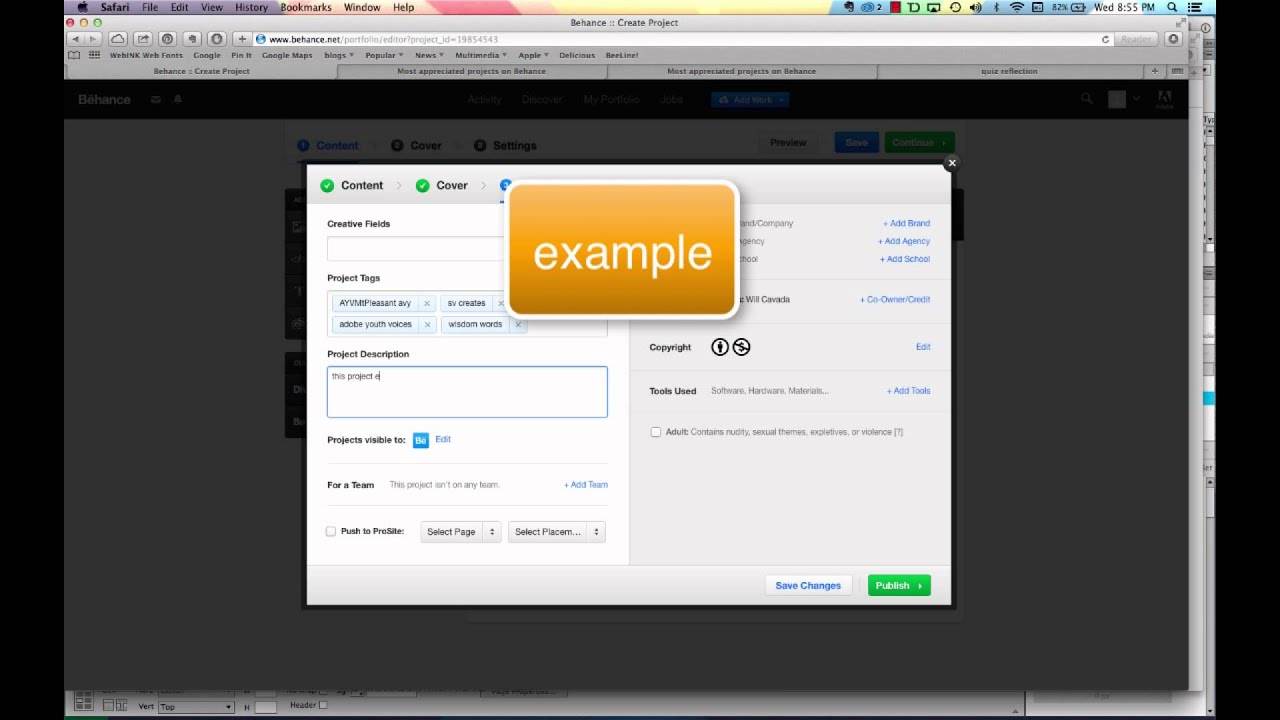 behance tagging - YouTube