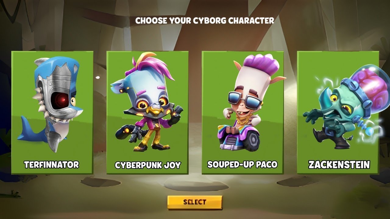 Choose Your Cyborg Skin | All Cyborg Skins | Zooba - YouTube