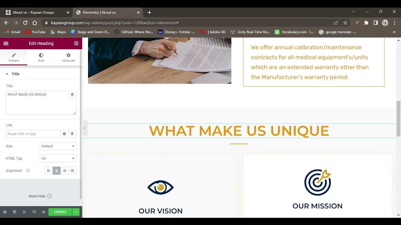 How to edit content in Wordpress - YouTube