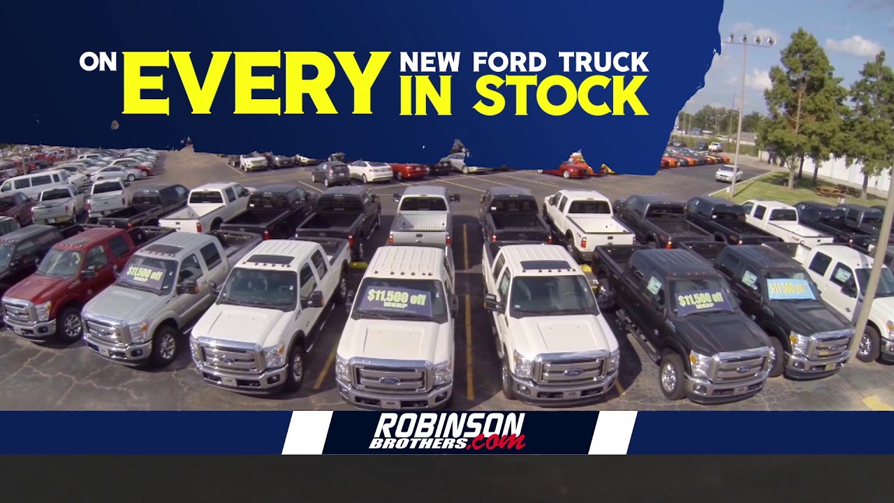Robinson Brothers Ford - Truck Month SUV Specials - YouTube