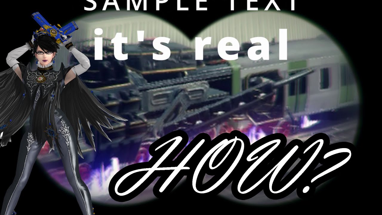 Bayonetta 3 - "Train Sex" Easter Egg - YouTube