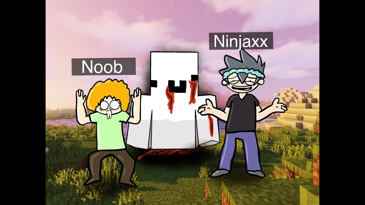 Ninjaxx et Nino se font troll par un Parasite | Short Animation - YouTube