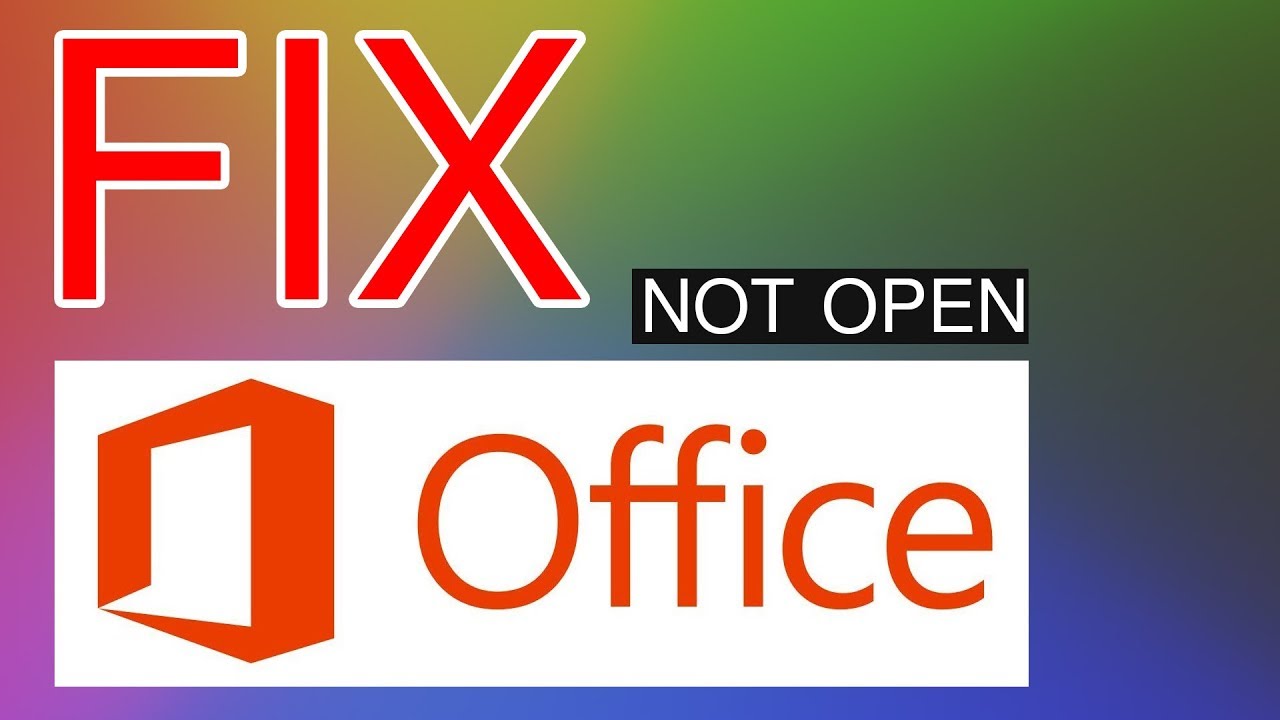 MS Office Can t Open Fix Application Error YouTube MS Office Can t Open Fix Application Error YouTube