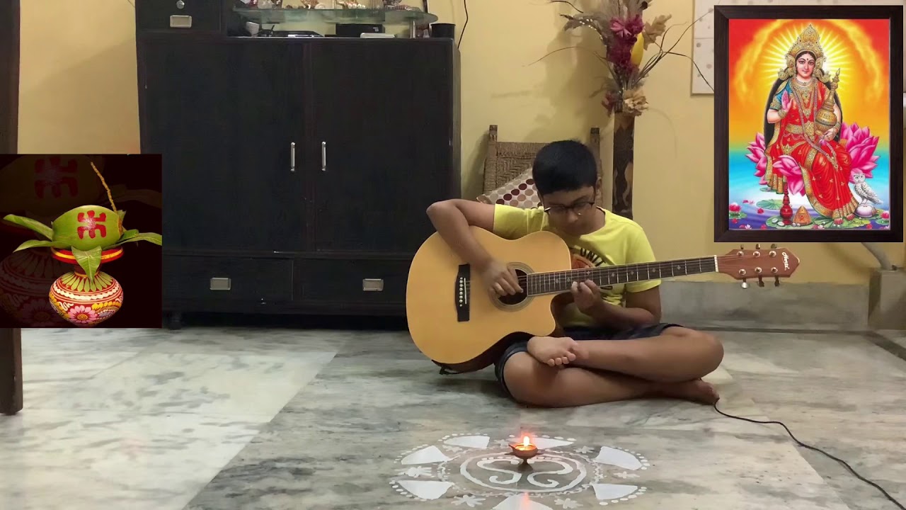 Eso Ma Lokhhi Boso Ghore | Welcome Song Of Ma Lokhhi | By Swarnava Mitra - YouTube