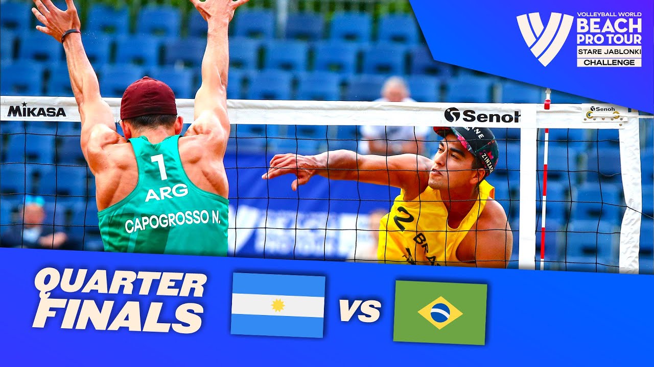 Capogrosso N./Capogrosso T. vs. Vitor Felipe/Renato - Quarter Finals ...