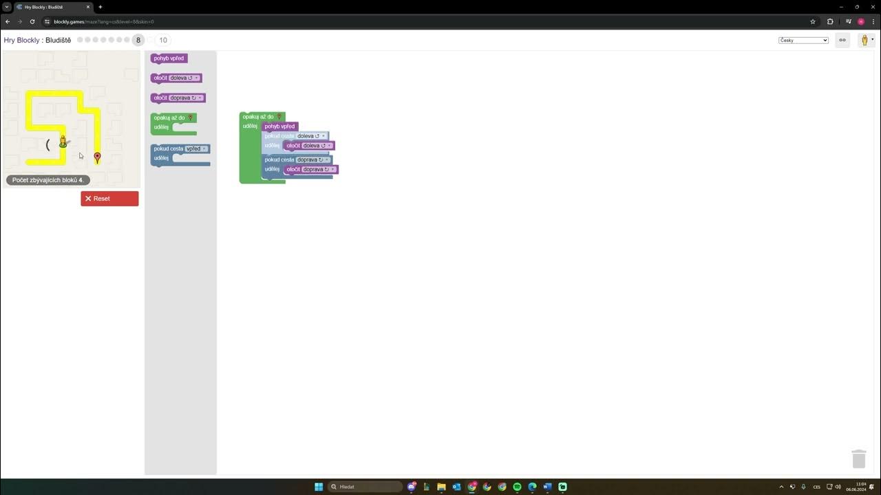 Blockly games - maze - YouTube