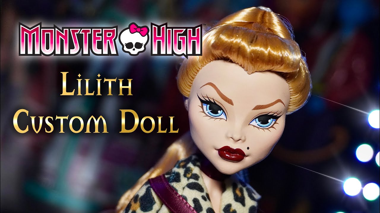 Making Lilith Van Hellscream from Monster High! - YouTube