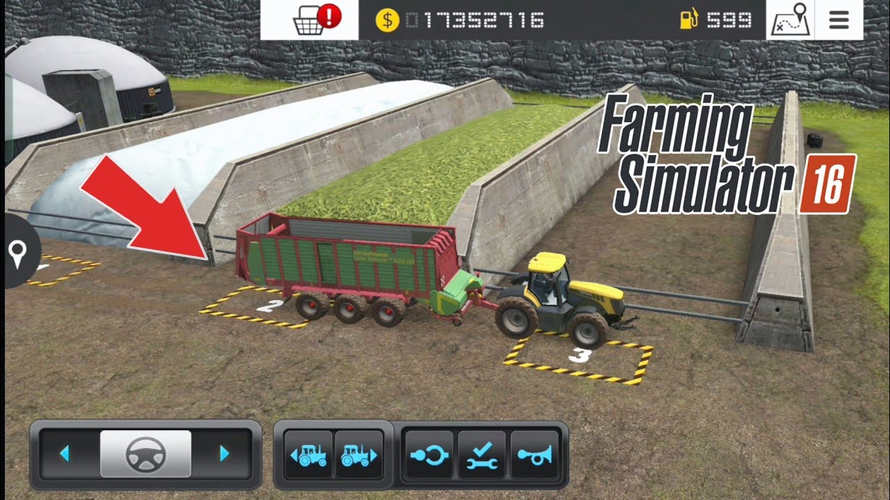 FARMING SIMULATOR 16 || SELL GRASS to BIOGAS PLANT in FS 16 #fs16 - YouTube