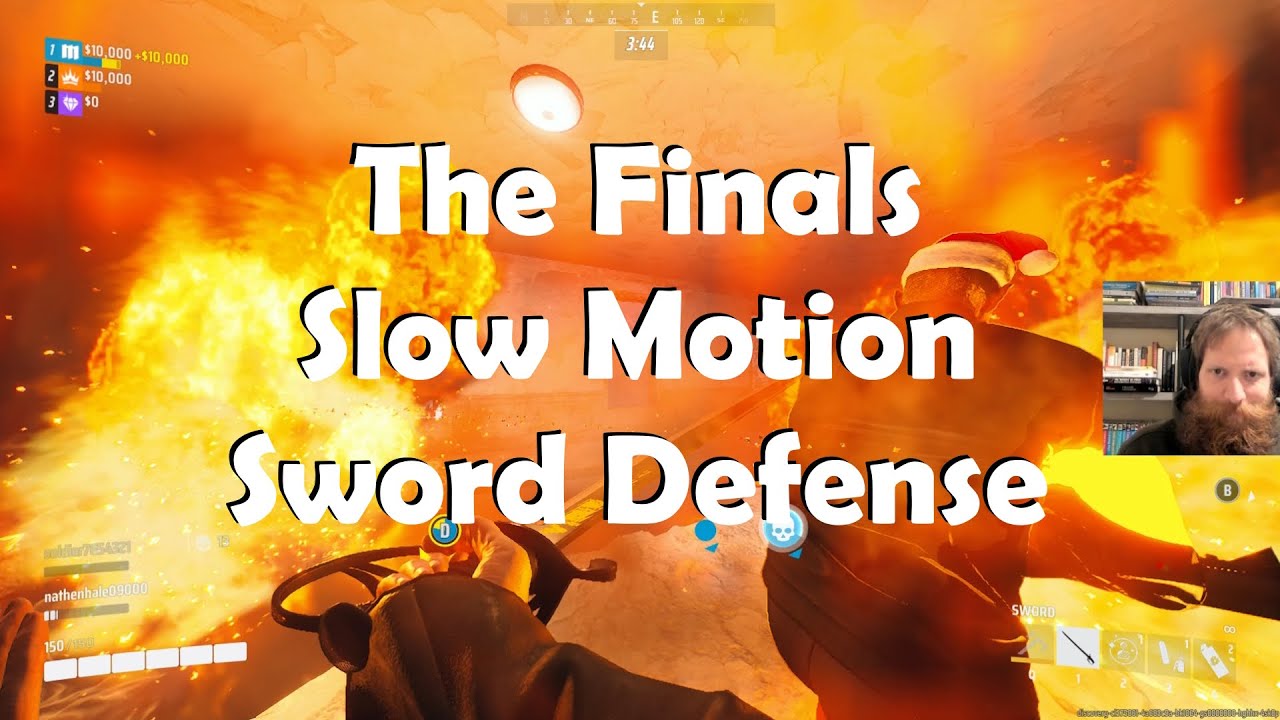 The Finals - Slow motion sword defense - YouTube