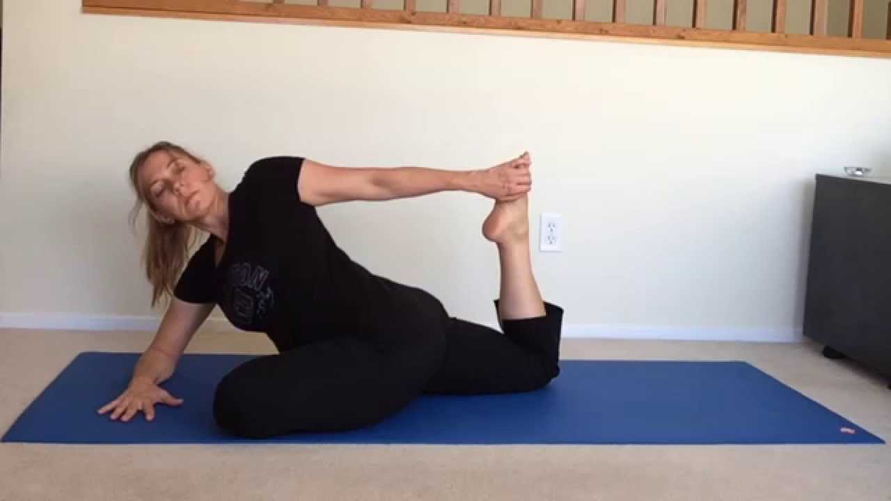 Twisted Pigeon Pose - YouTube