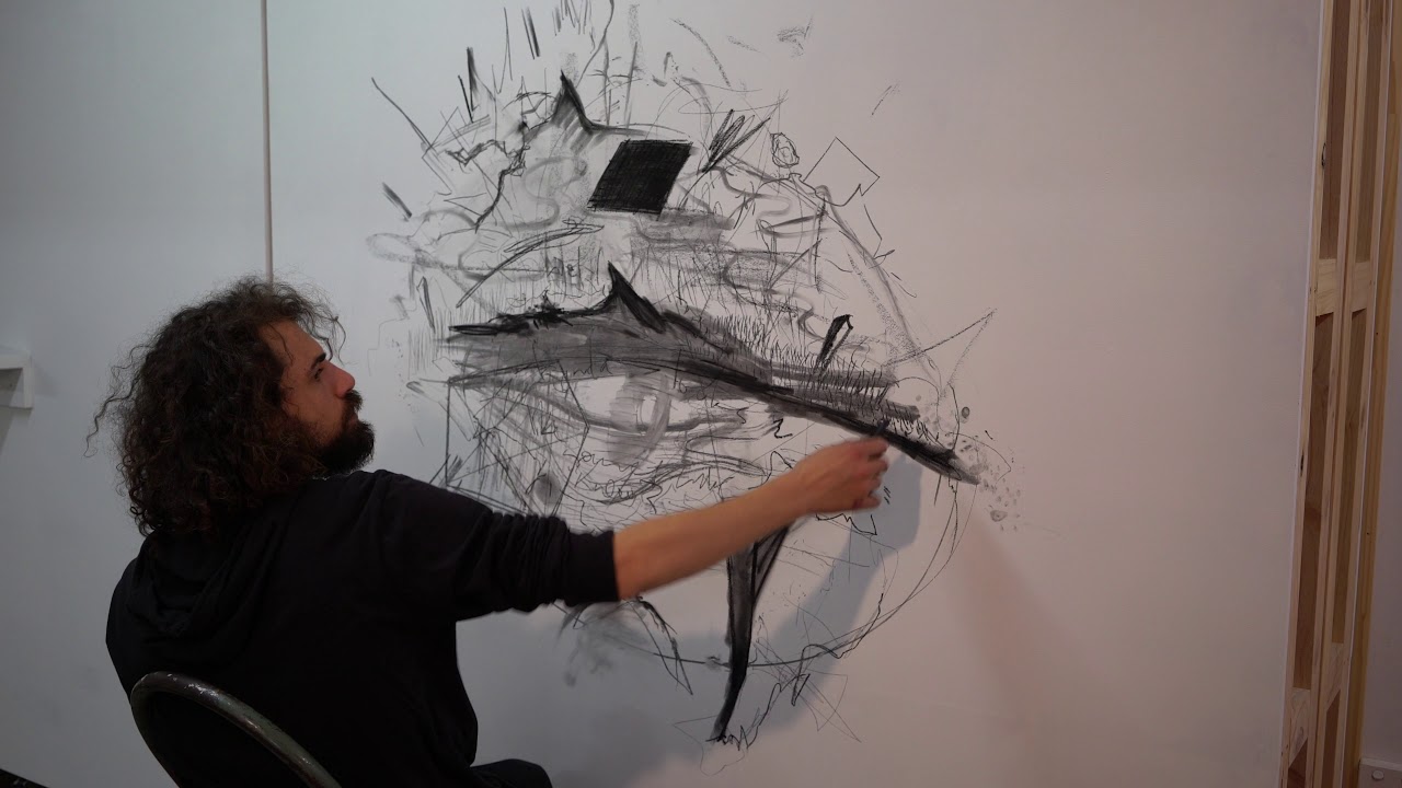 Tom Malek - Wall Drawing - YouTube