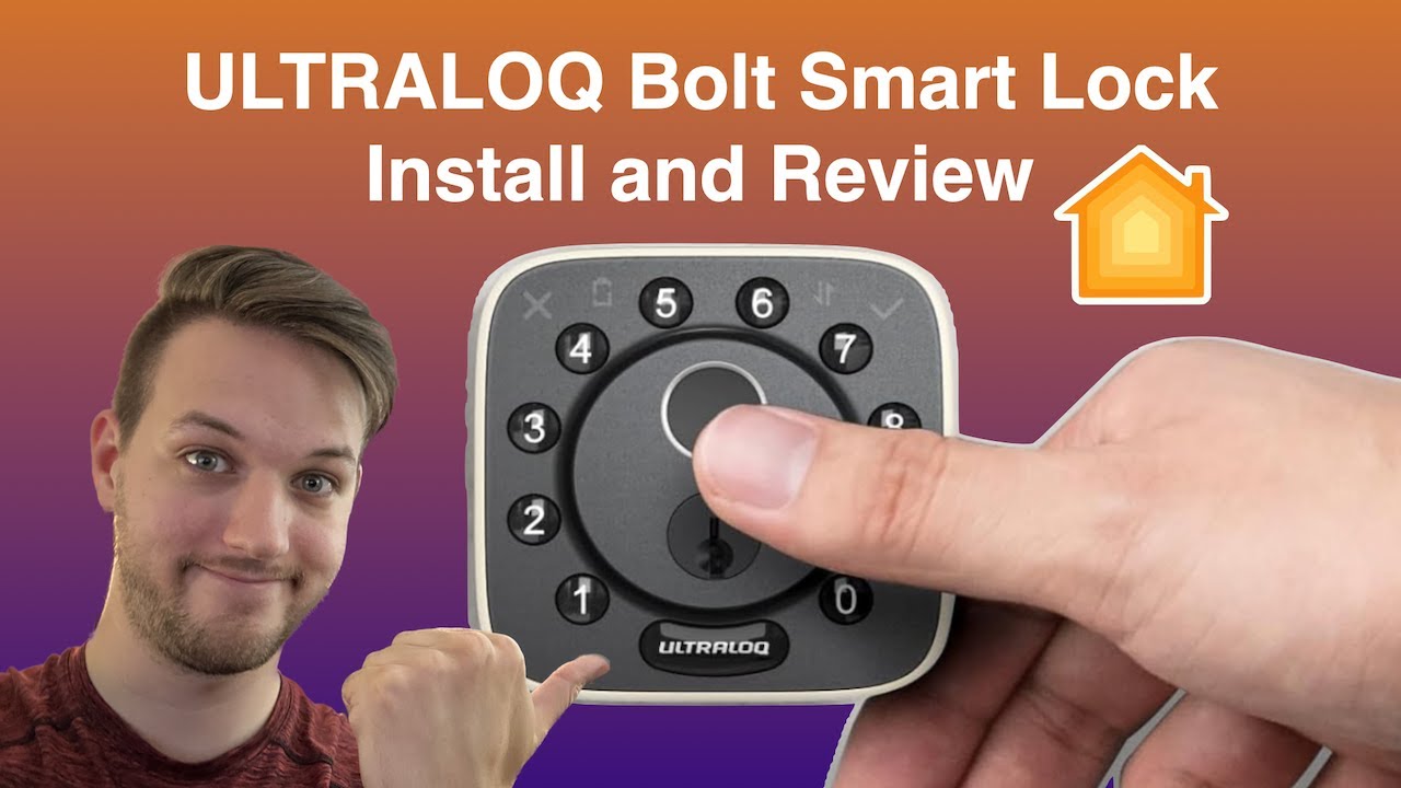 ULTRALOQ Bolt Fingerprint Apple HomeKit Smart Deadbolt Install and ...