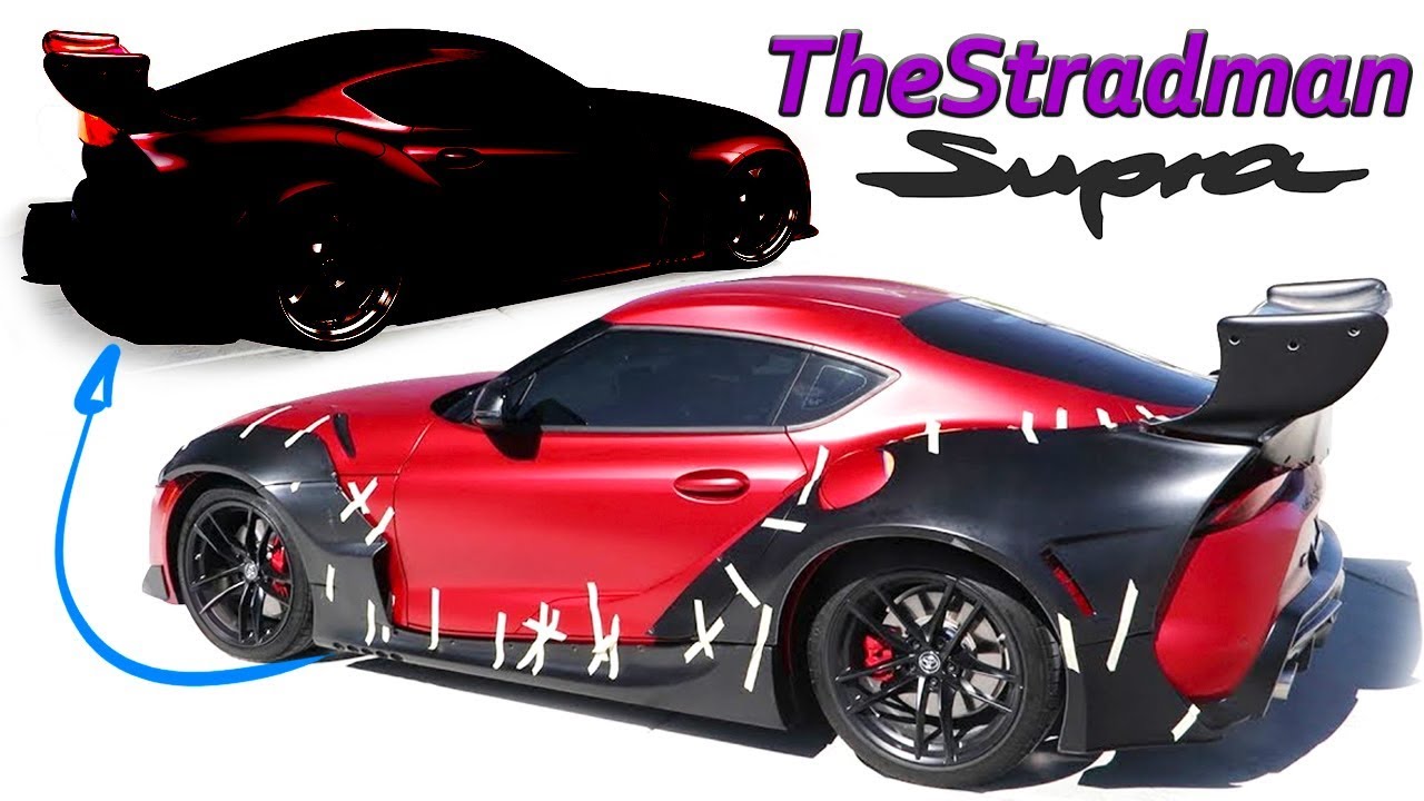 Re-designing TheStradmans wide-body Supra! - YouTube