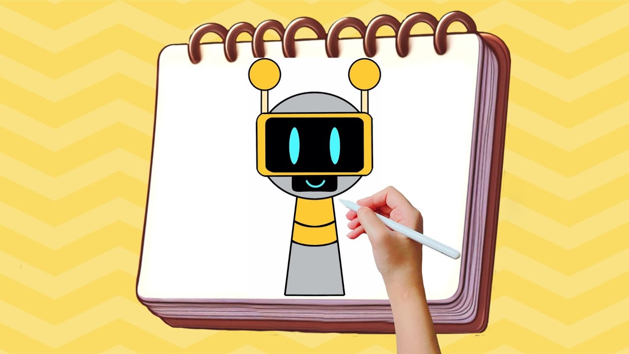 Draw FUN Robot from Sprunki Incredibox in Minutes! - YouTube