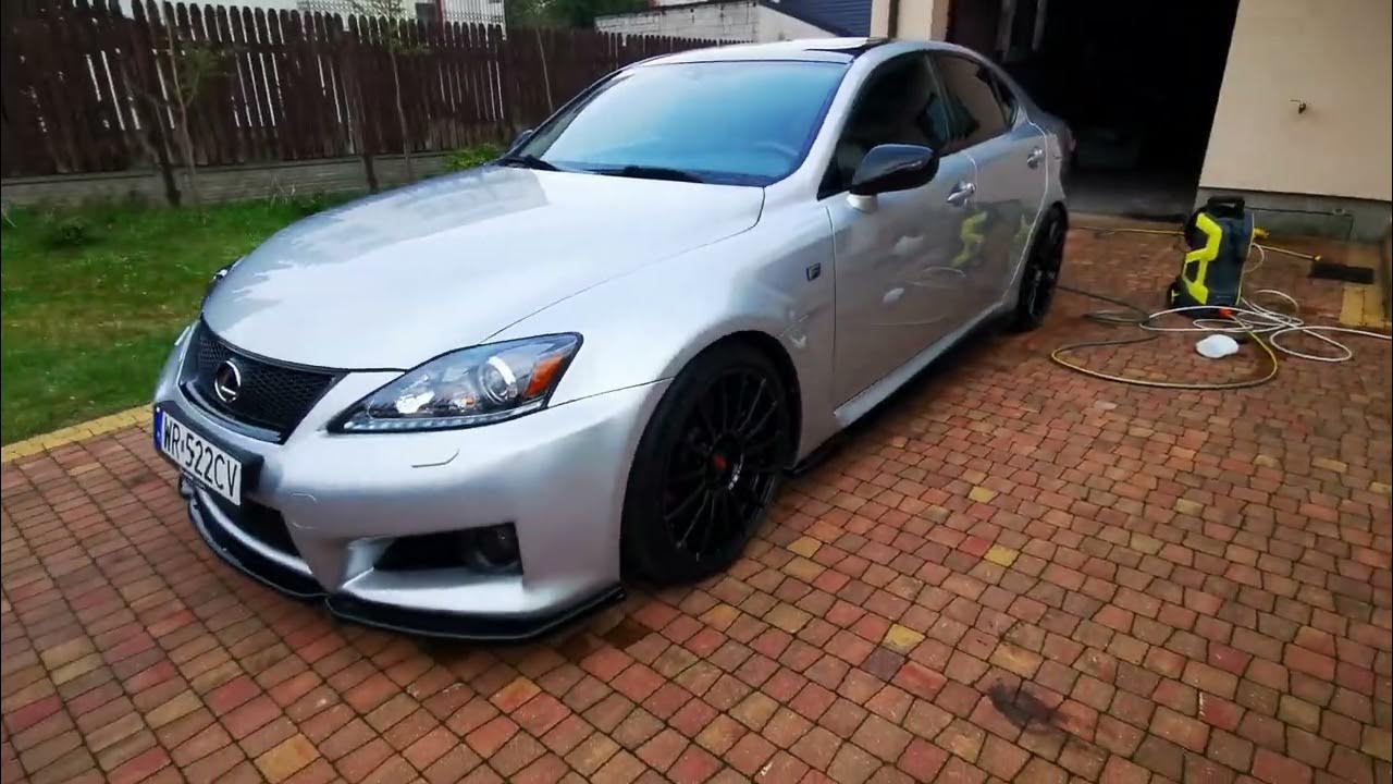 Lexus isf 5.0 V8 2009 Home detailing - YouTube