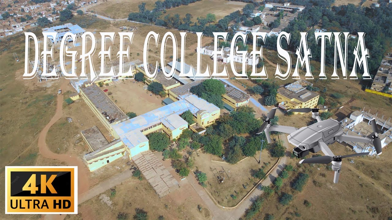 DEGREE COLLEGE SATNA || DJI MAVIC AIR 2 || MYSTERY EDIT || GOVT PG ...