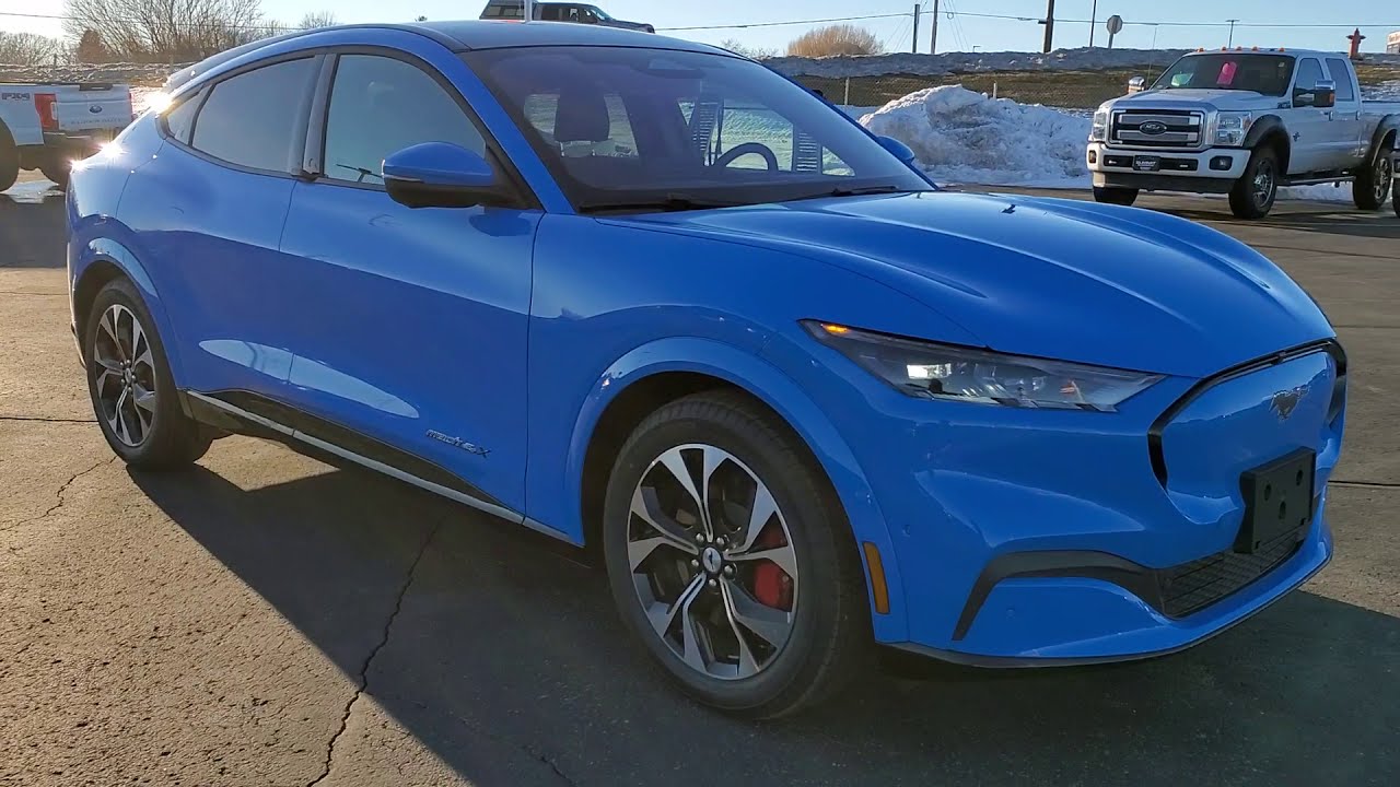 2021 FORD MUSTANG MACH E FIRST EDITION AWD 88KWH GRABBER BLUE METALLIC ...