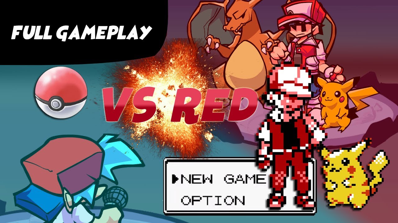 Vs Red Version Fnf ¡QUE INCREIBLE TRIBUTO AL POKEMON ROJO DE GAMEBOY ...