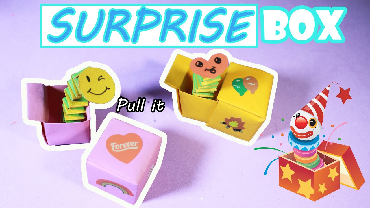 Surprise Box Gift | Paper Surprise Box Gift| Paper City - YouTube