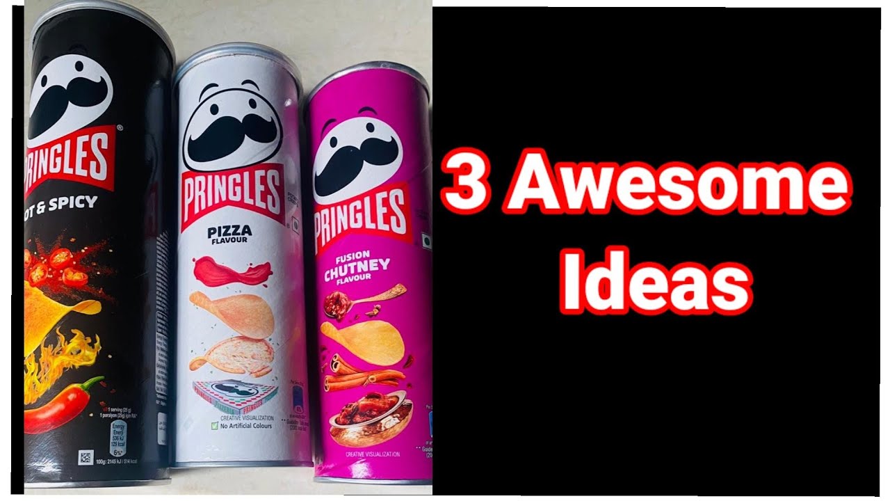 3 Awesome Ideas With Pringles Box - Recycling ideas - YouTube